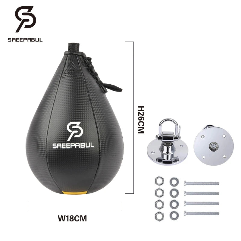 High Quality Speed Ball Fitness Boxing Pear Speed Ball Set Reflex Boxi ...